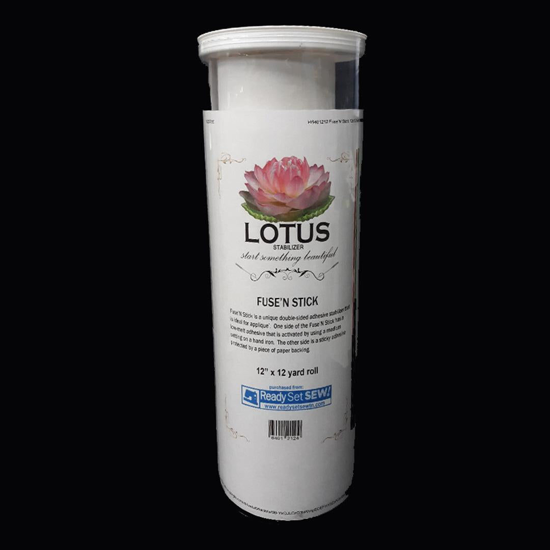 Lotus Fuse 'N Stick - White - Ready Set Sew TN